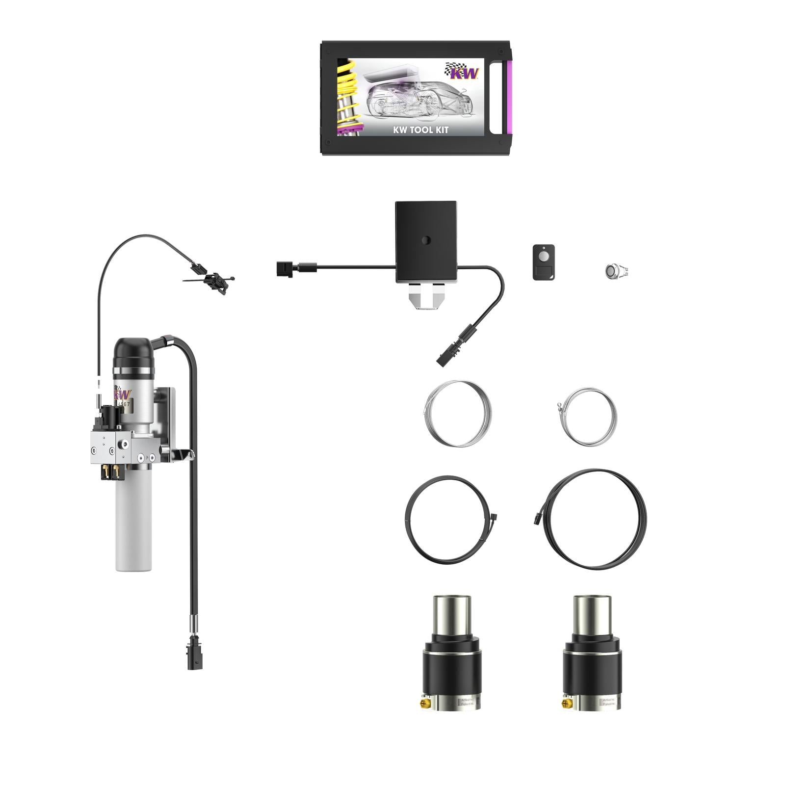 KW HLS 2 für original Dämpfer HLS2 Evolution Liftsystem für Porsche 91 ...