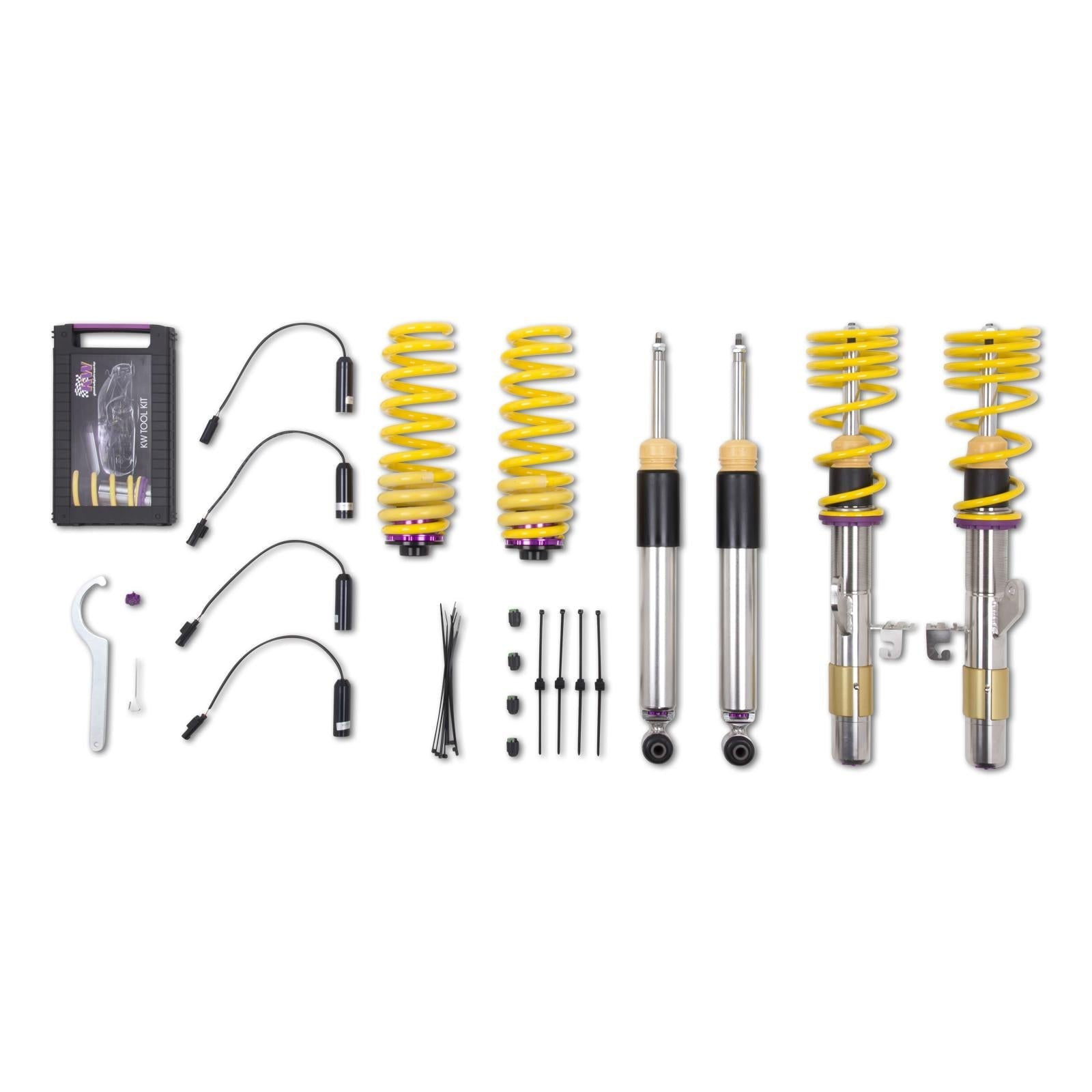 KW Gewindefahrwerk INOX V3 passend für Audi RS3 8Y MIT elekt. Dämpfer ...